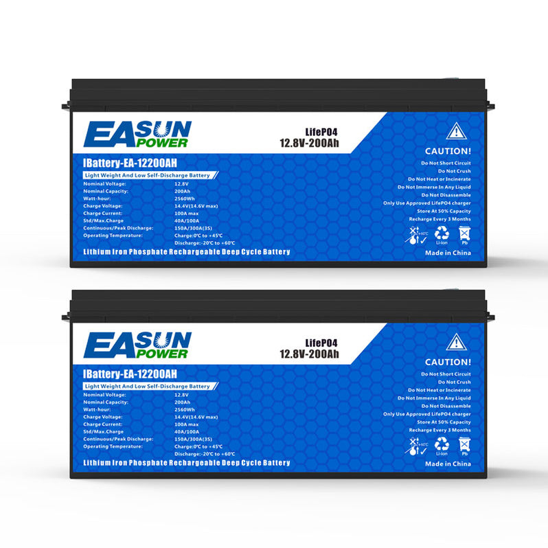 Easun Power 12.8V 200AH LiFePO4 Battery Pack Grand — EASUN POWER ...