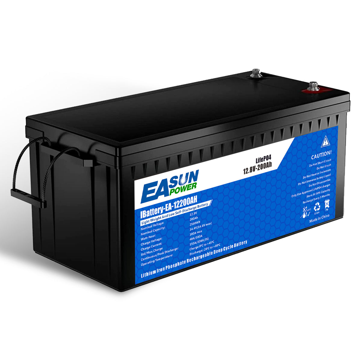 Easun Power 12.8V 200AH LiFePO4 Battery Pack Grand — EASUN POWER ...