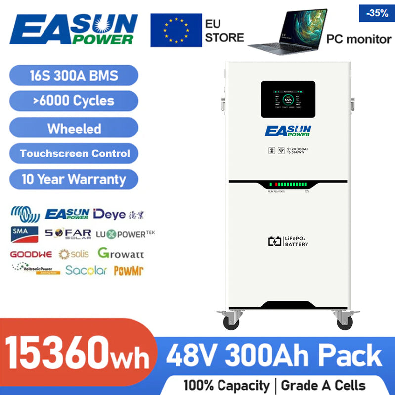 Lifepo4 Batteries | Upgrade Solar Storage — EASUN POWER Official Store